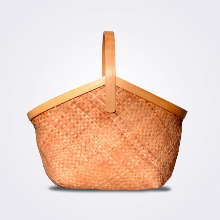 Rectangular Raffia Basket | Shop Italian Handmade Home Decor