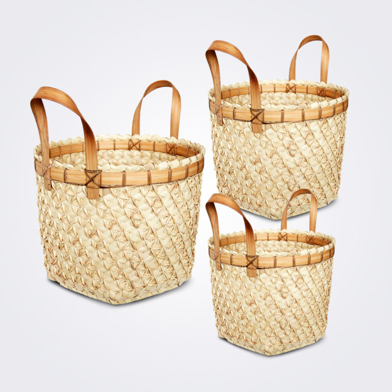 Rectangular Raffia Basket | Shop Italian Handmade Home Decor