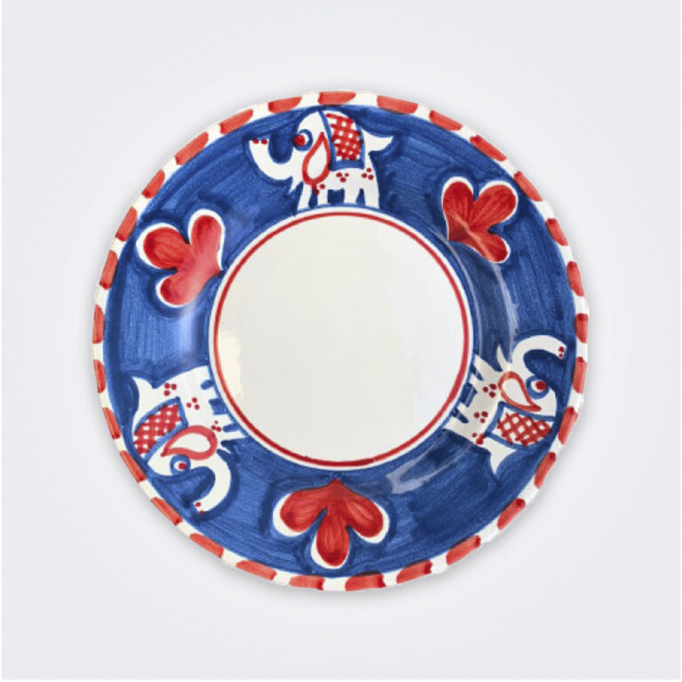Elephant Ceramic Dinner Plate | Shop Elephant Motif Ceramic Plates Here!