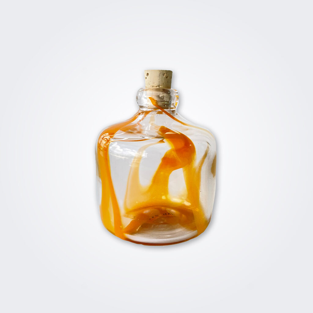 Small White Glass Carboy | Shop Handmade Glass Bottles Here!