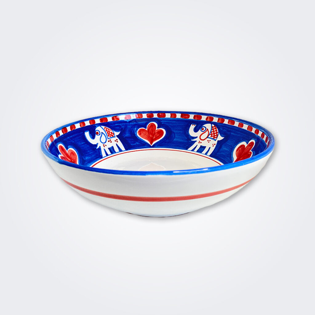 Elephant Ceramic Salad Plate | Shop Italian hand-painted plates Here!